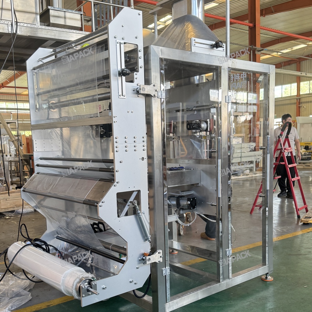 Automatic crushed ice weighing filling bagging machine - IAPACK